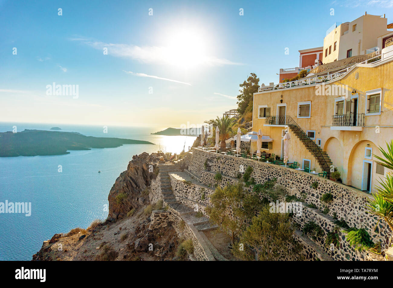 Ancient thira and santorini hi-res stock photography and images - Alamy