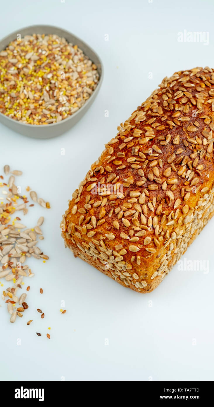 Mixed seeds bread hi-res stock photography and images - Alamy