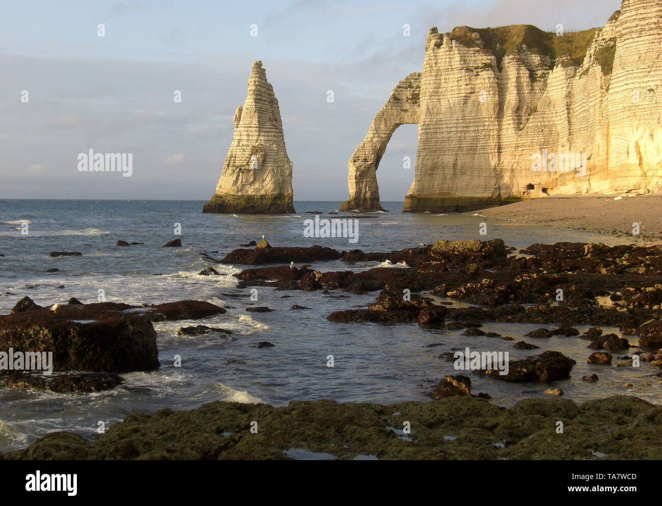 Landscape Etretat Normandy France Stock Photo - Alamy