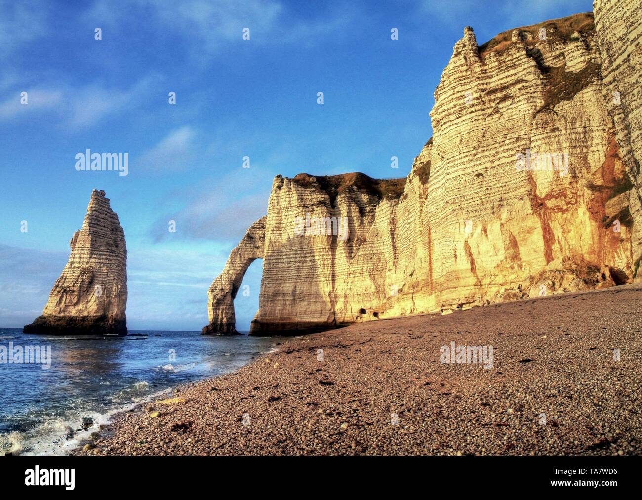 Landscape Etretat Normandy France Stock Photo - Alamy