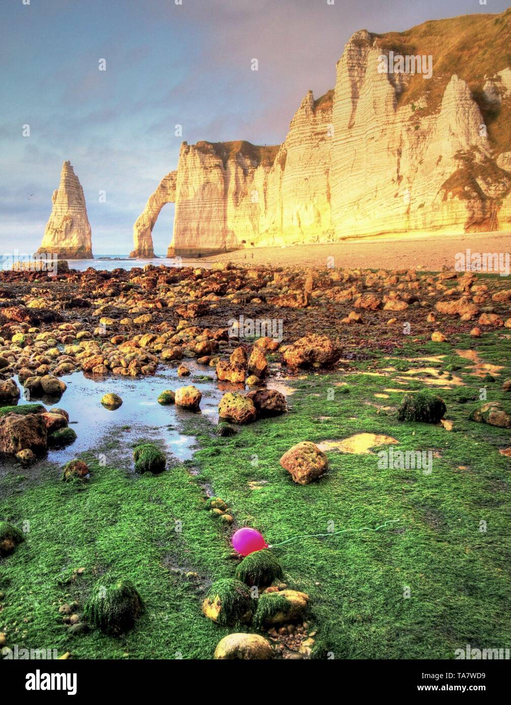 Landscape Etretat Normandy France Stock Photo - Alamy