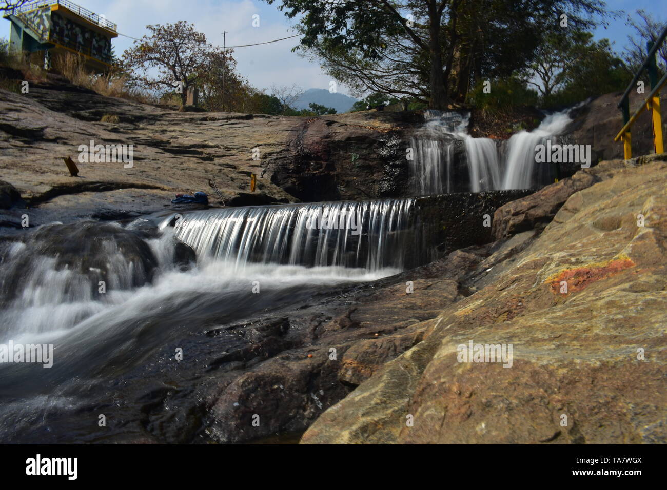 Ever Lasting Kumbakarai Falls Stock Photo - Alamy