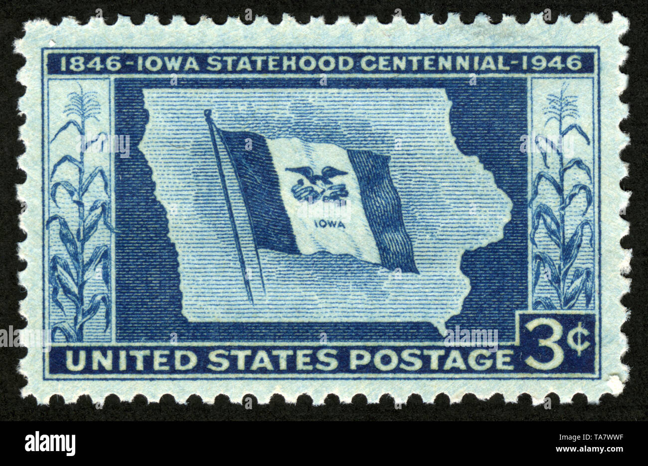 Iowa stamp hi-res stock photography and images - Alamy