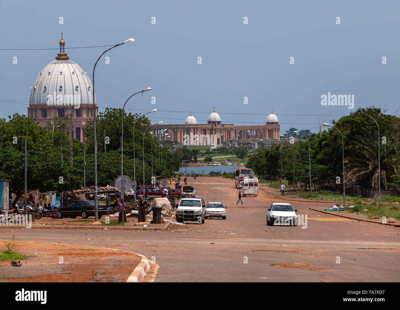 Our lady of peace basilica christian cathedral built by Félix Houphouët ...