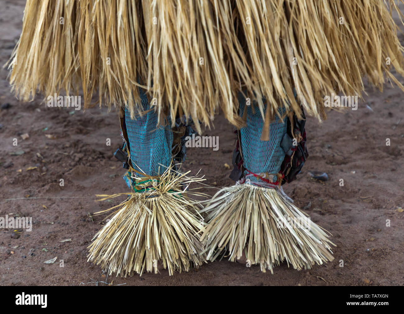 Goli in Baule tribe during a ceremony, Région des Lacs, Bomizanbo ...