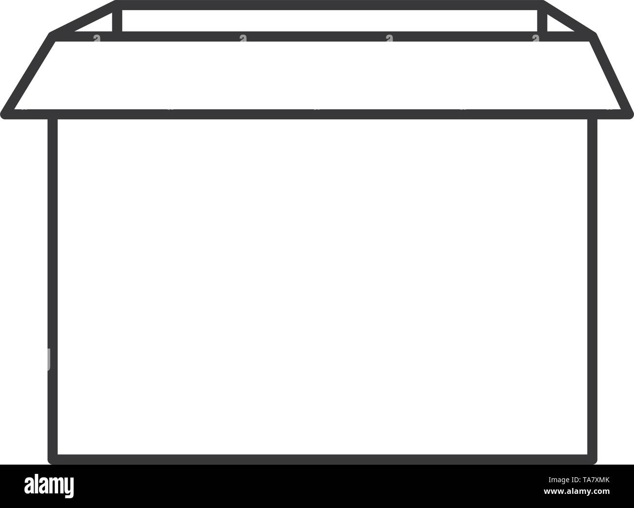 carton box packing icon vector illustration design Stock Vector Image ...