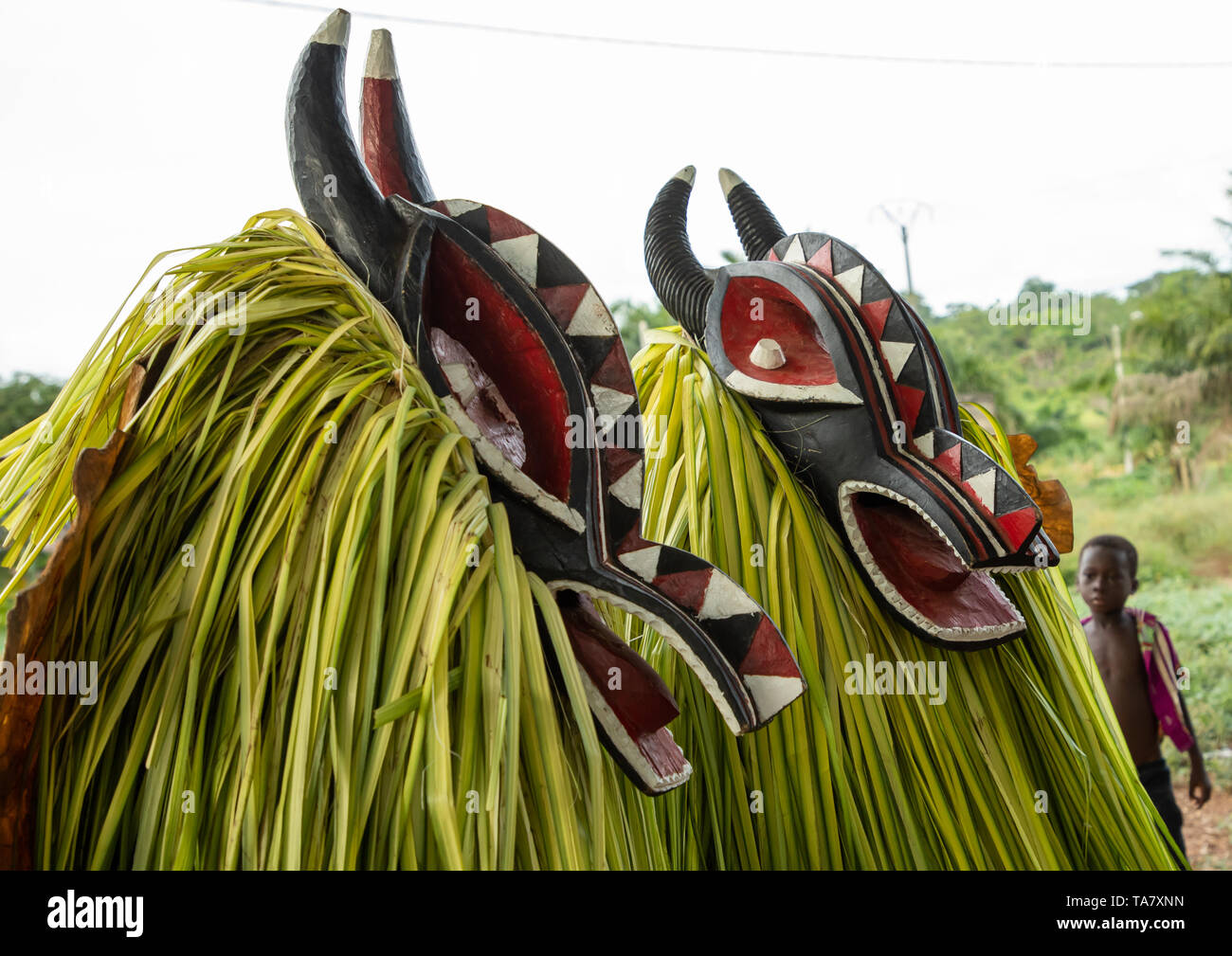 Baule tribe hi-res stock photography and images - Alamy