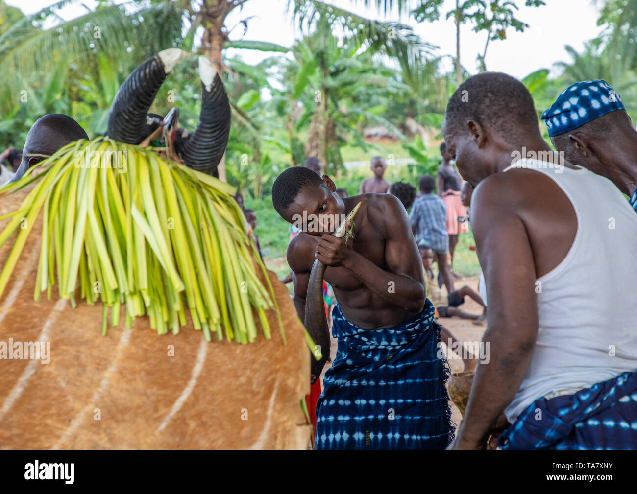 Baule tribe hi-res stock photography and images - Alamy