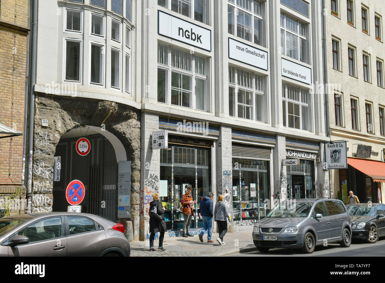 Gallery ngbk, Oranienstrasse, cross mountain, Berlin, Germany, Galerie ...