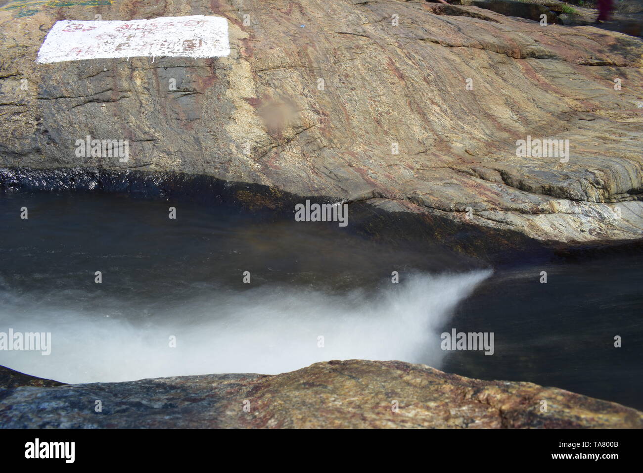Kumbakkarai Water Falls - The Pambar river Stock Photo - Alamy