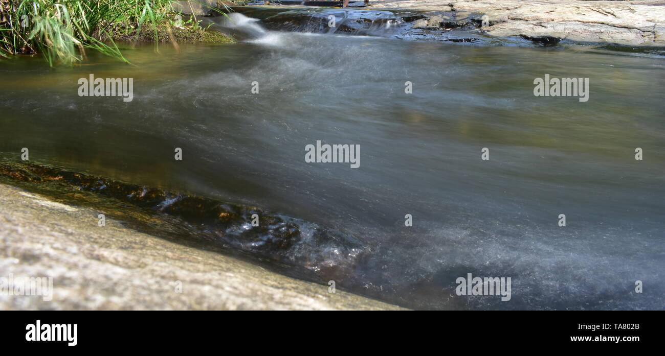 Kumbakkarai Water Falls - The Pambar river Stock Photo - Alamy