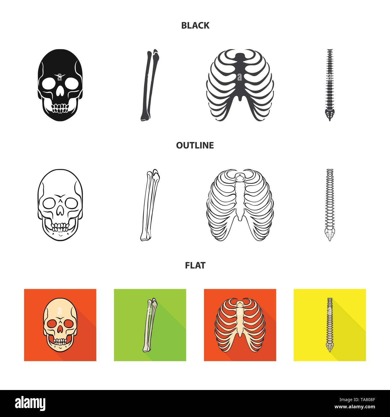 Vector illustration of medicine and clinic symbol. Set of medicine and ...