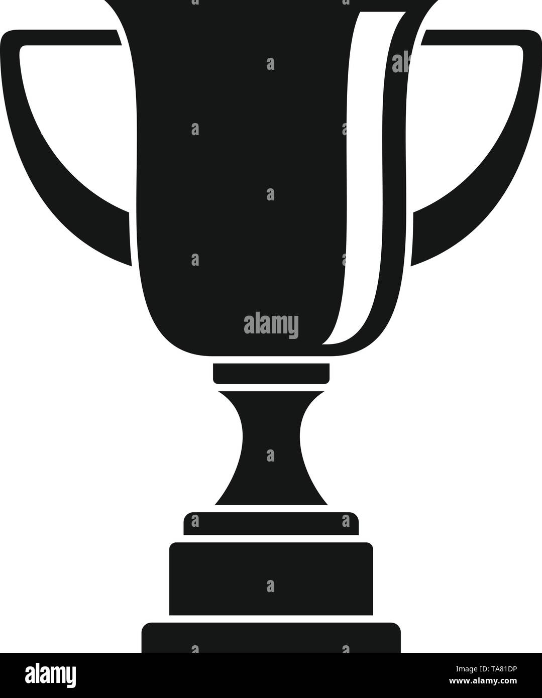 Sport gold cup icon. Simple illustration of sport gold cup vector icon ...