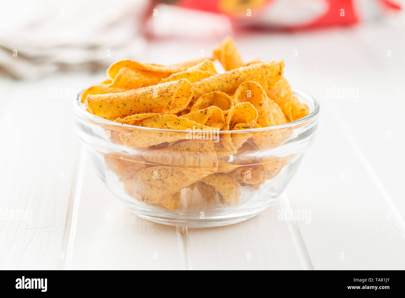 Rolled chips hi-res stock photography and images - Alamy