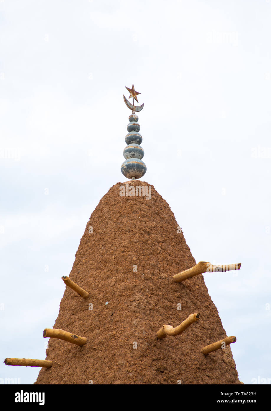 The 17th century sudano-sahelian mosque, Savanes district, Kouto, Ivory ...