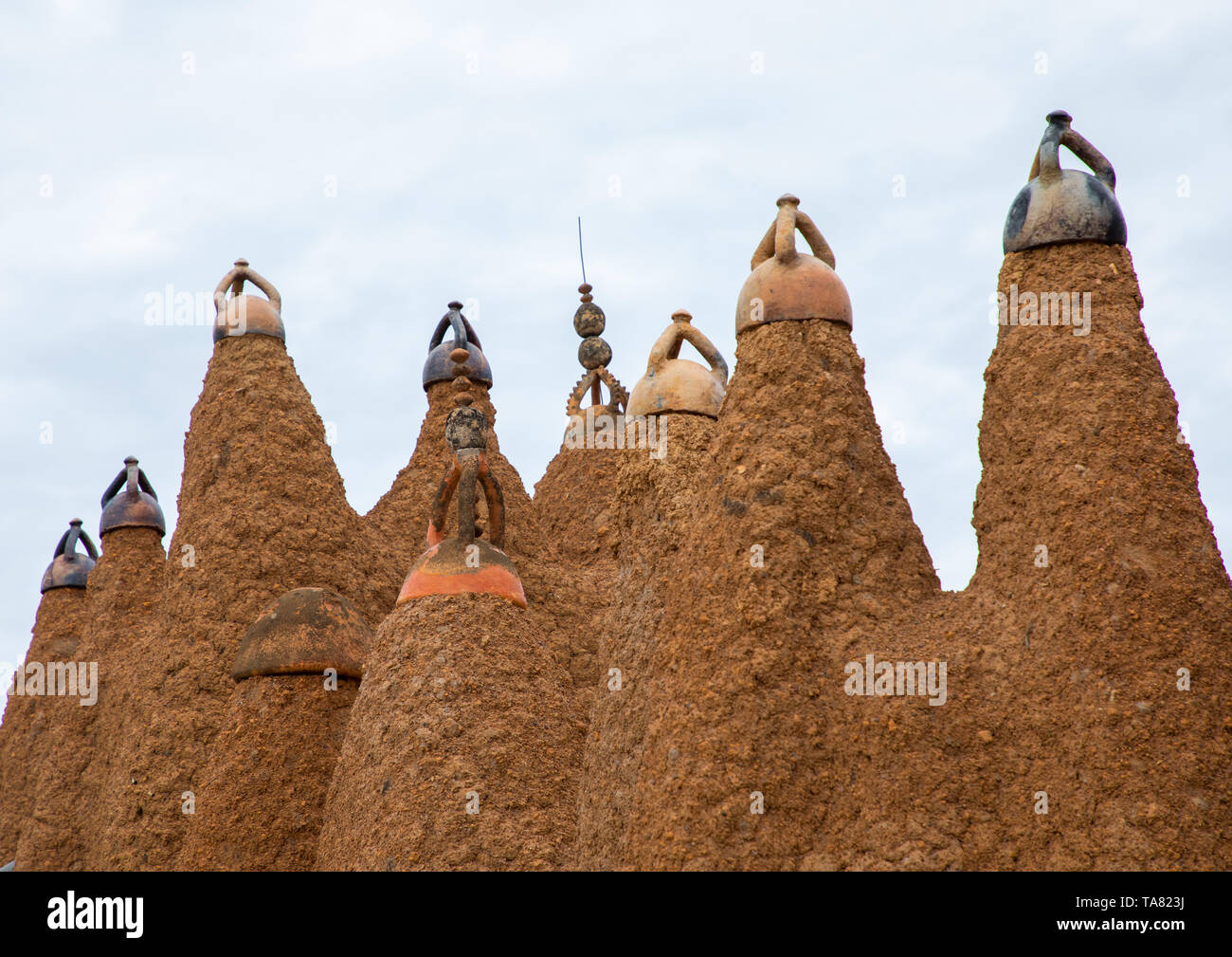 The 17th century sudano-sahelian mosque, Savanes district, Kouto, Ivory ...