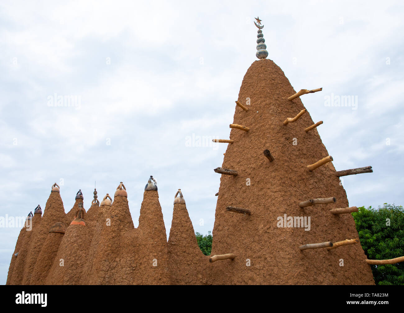 The 17th century sudano-sahelian mosque, Savanes district, Kouto, Ivory ...