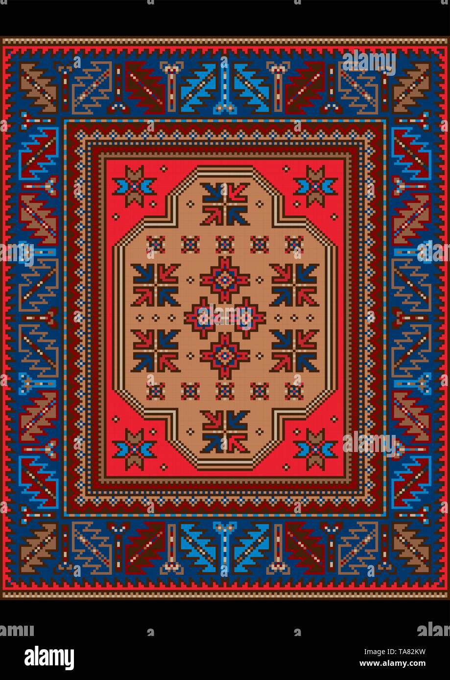 Vintage carpet Stock Vector Images - Alamy