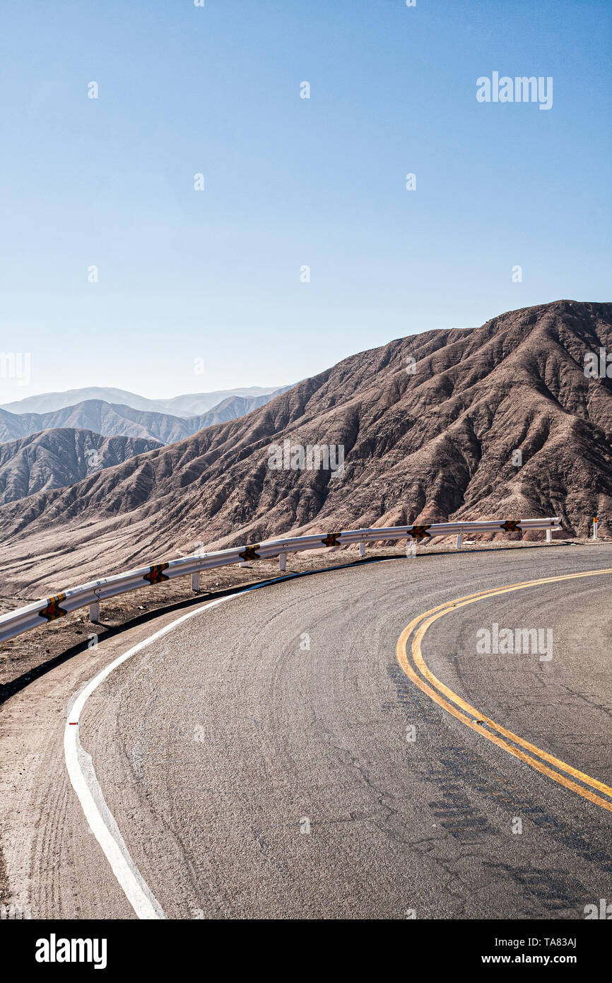 Peruvian roads mountains hi-res stock photography and images - Alamy
