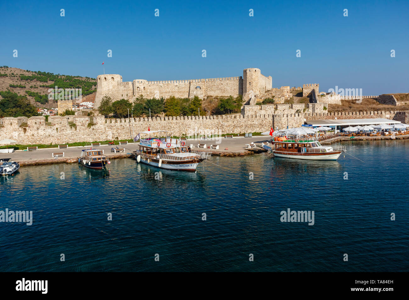 Castle, Bozcaada, Turkey Stock Photo - Alamy