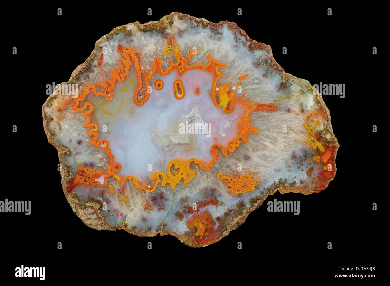 Cross section stalactite agate stone hi-res stock photography and ...