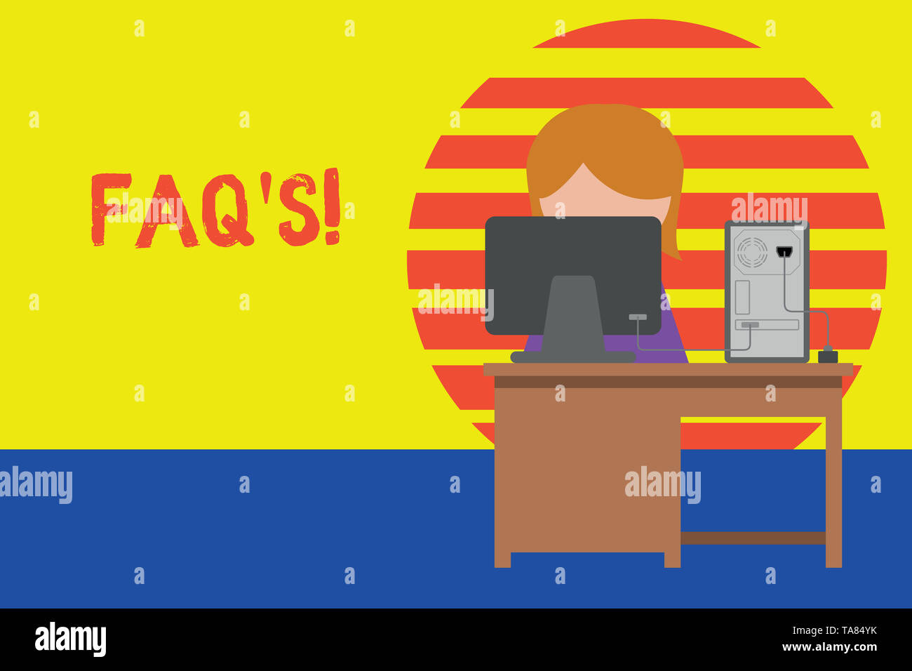 Writing Note Showing Faq S Business Concept For List Of Questions And Answers Relating To