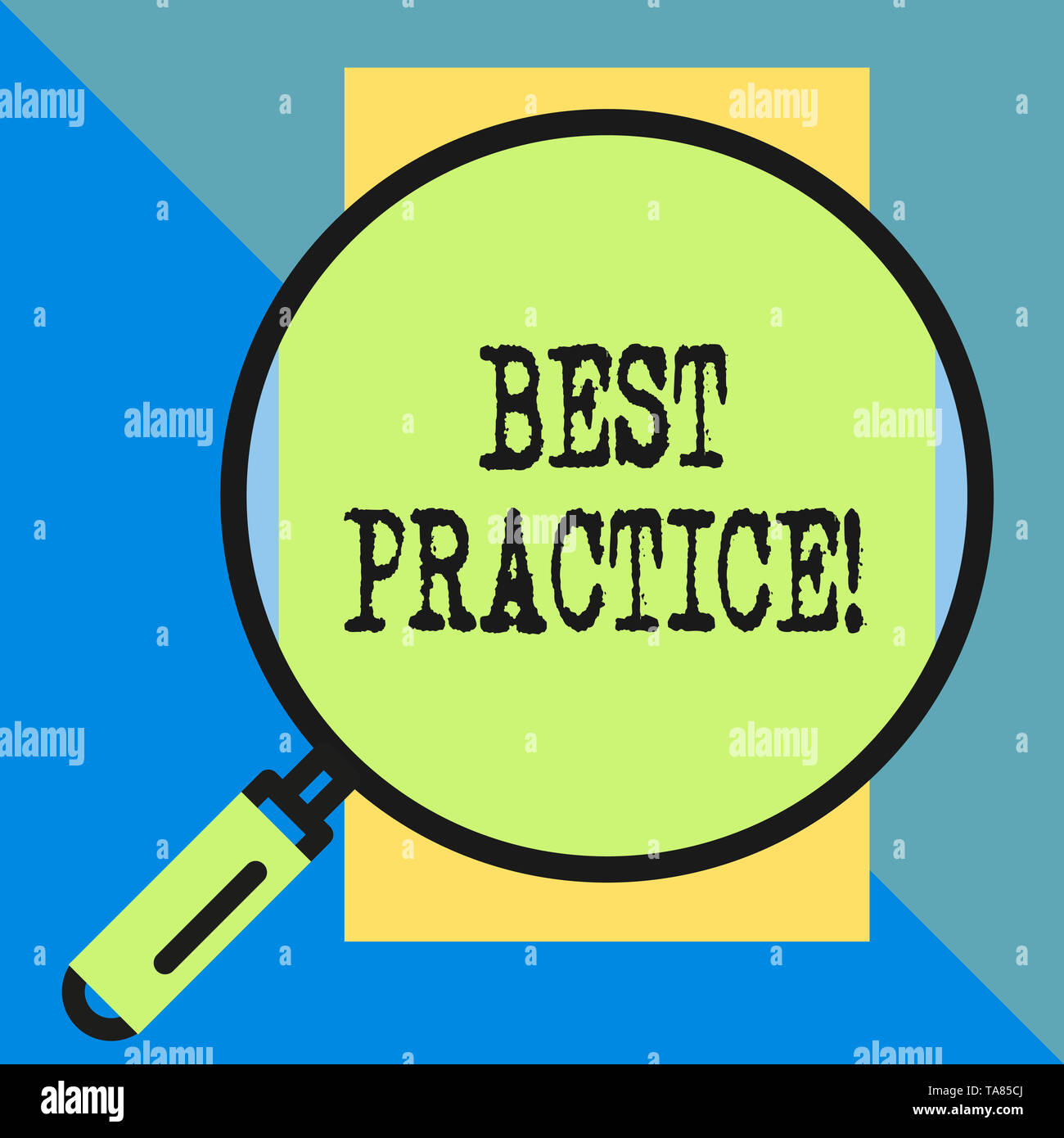 Handwriting text Best Practice. Conceptual photo commercial procedures ...