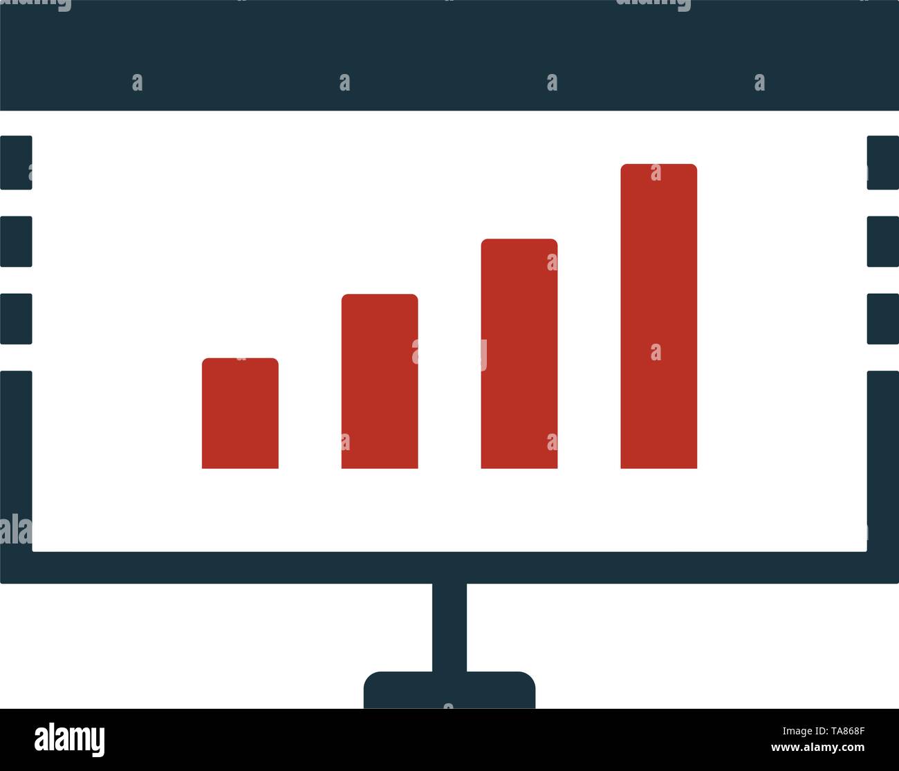 Diagram icon. Creative symbol in two colors. Pixel perfect diagram icon ...