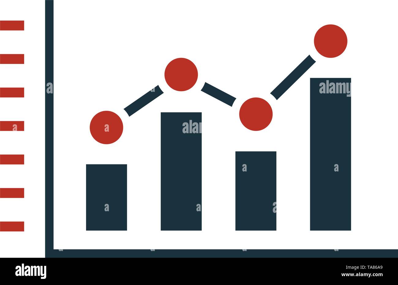 Diagram icon. Creative symbol in two colors. Pixel perfect diagram icon ...