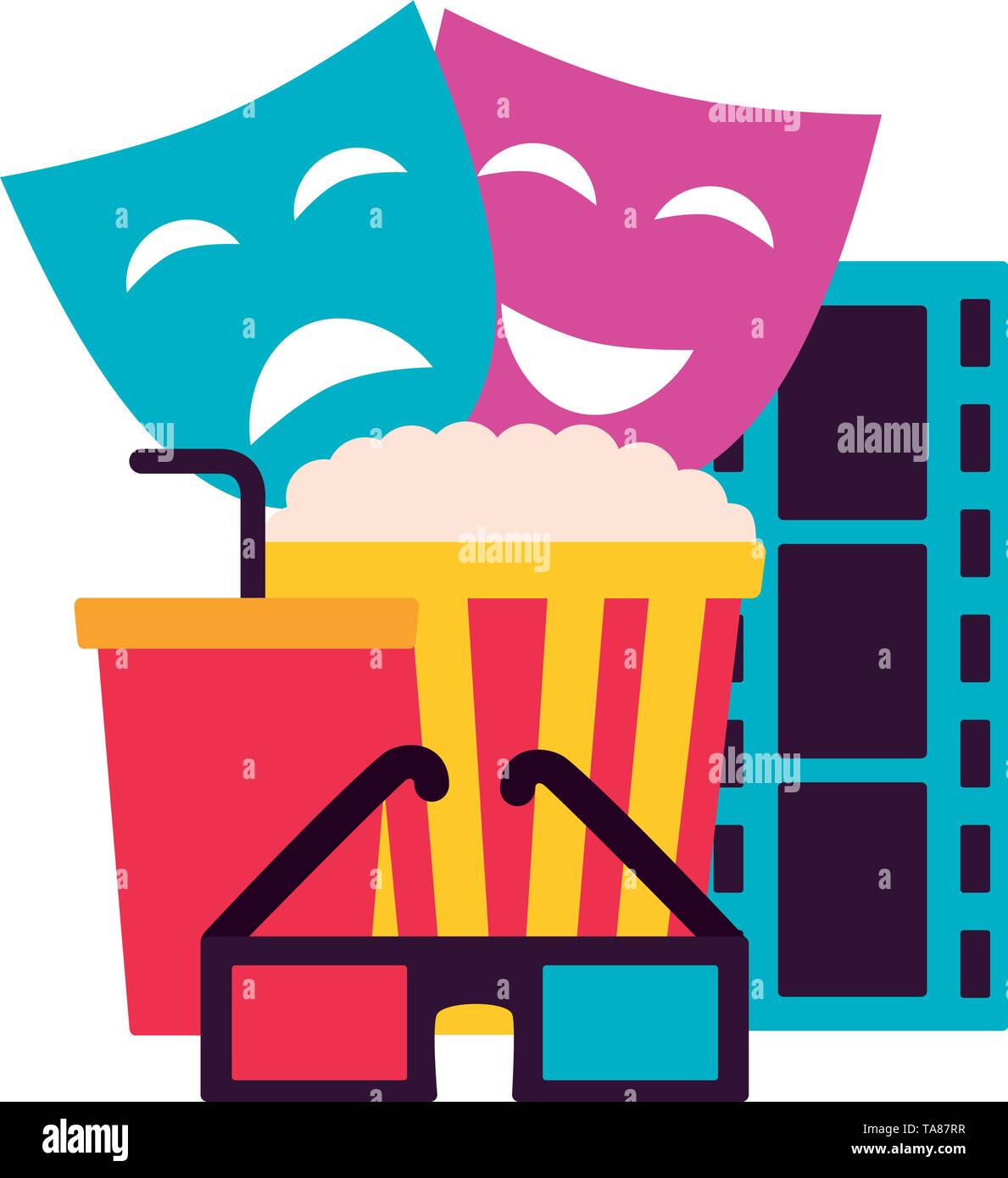 film cinema design Stock Vector Image & Art - Alamy