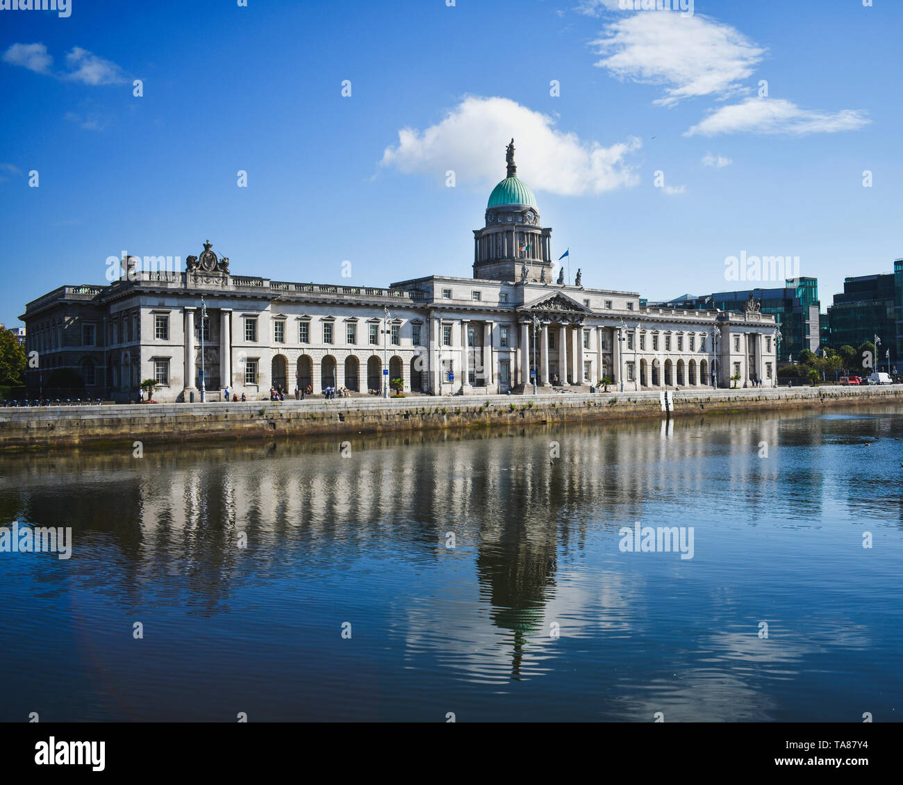 Dublin architecture dome quays hi-res stock photography and images - Alamy