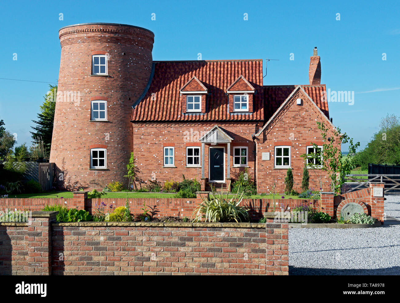 Marcoli Mill, in the village of Reedness, East Yorkshire, England UK ...