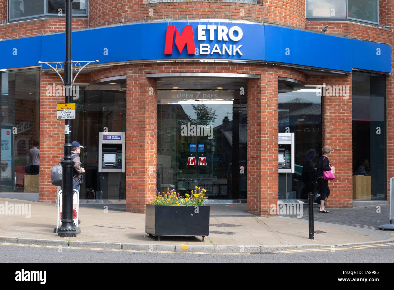 Metro Bank branch in Guildford town centre, Surrey, UK Stock Photo - Alamy