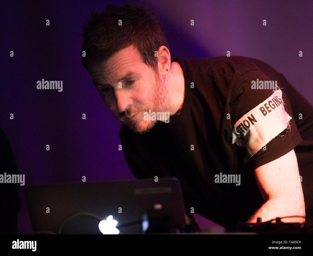 Massive Attack’s Robert Del Naja, also known as 3D, performs a DJ set ...