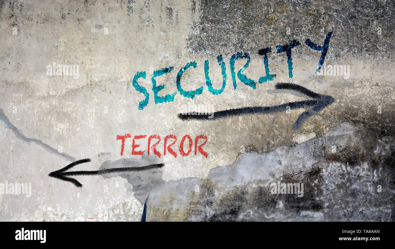 Graffiti terrorism terrorist hi-res stock photography and images - Alamy