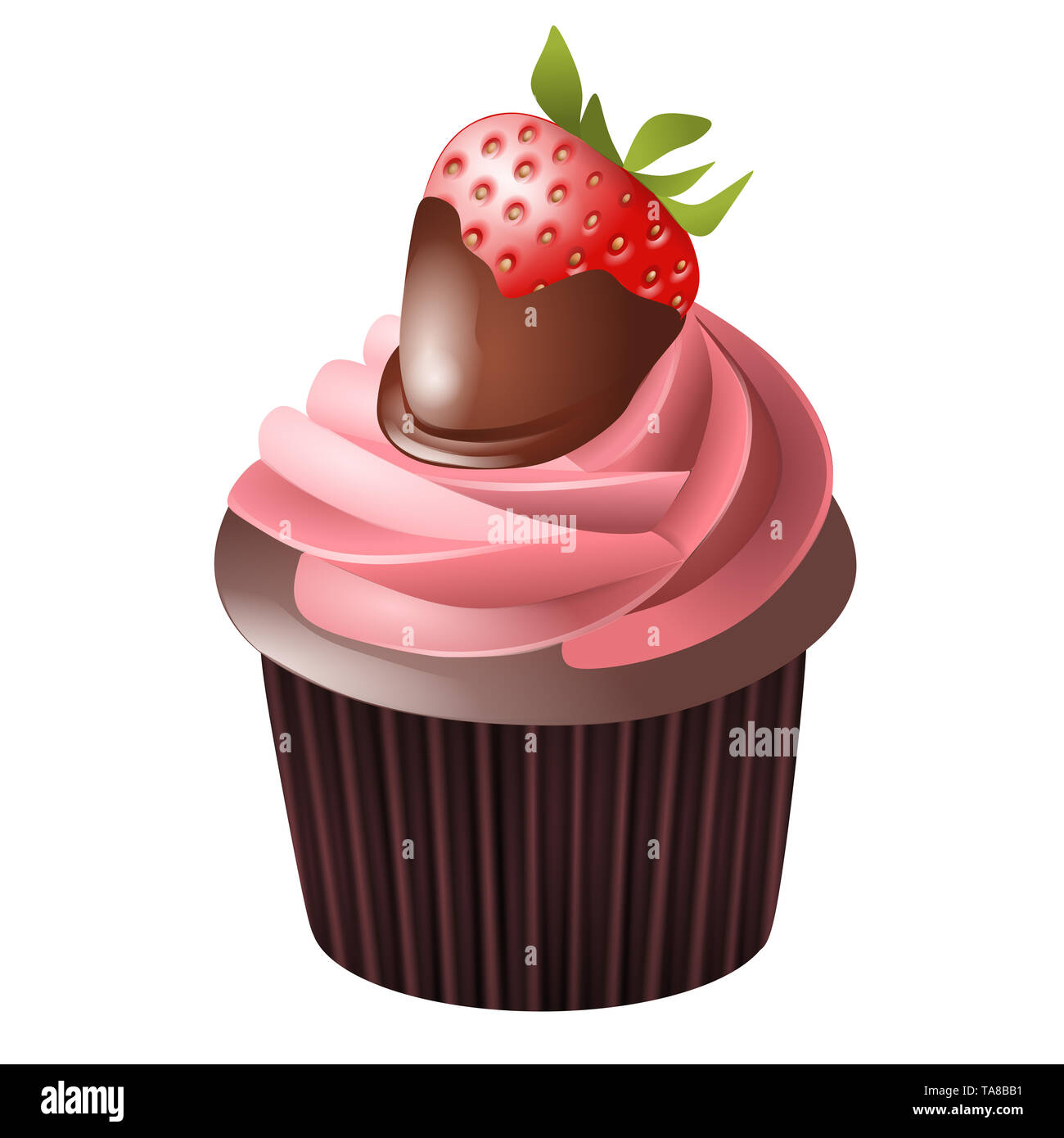 Sweet candies cupcake Cut Out Stock Images & Pictures - Alamy