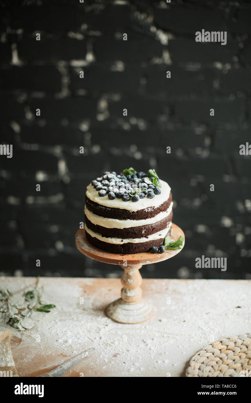 cooking cake on the table and baking cake ingredients Stock Photo - Alamy