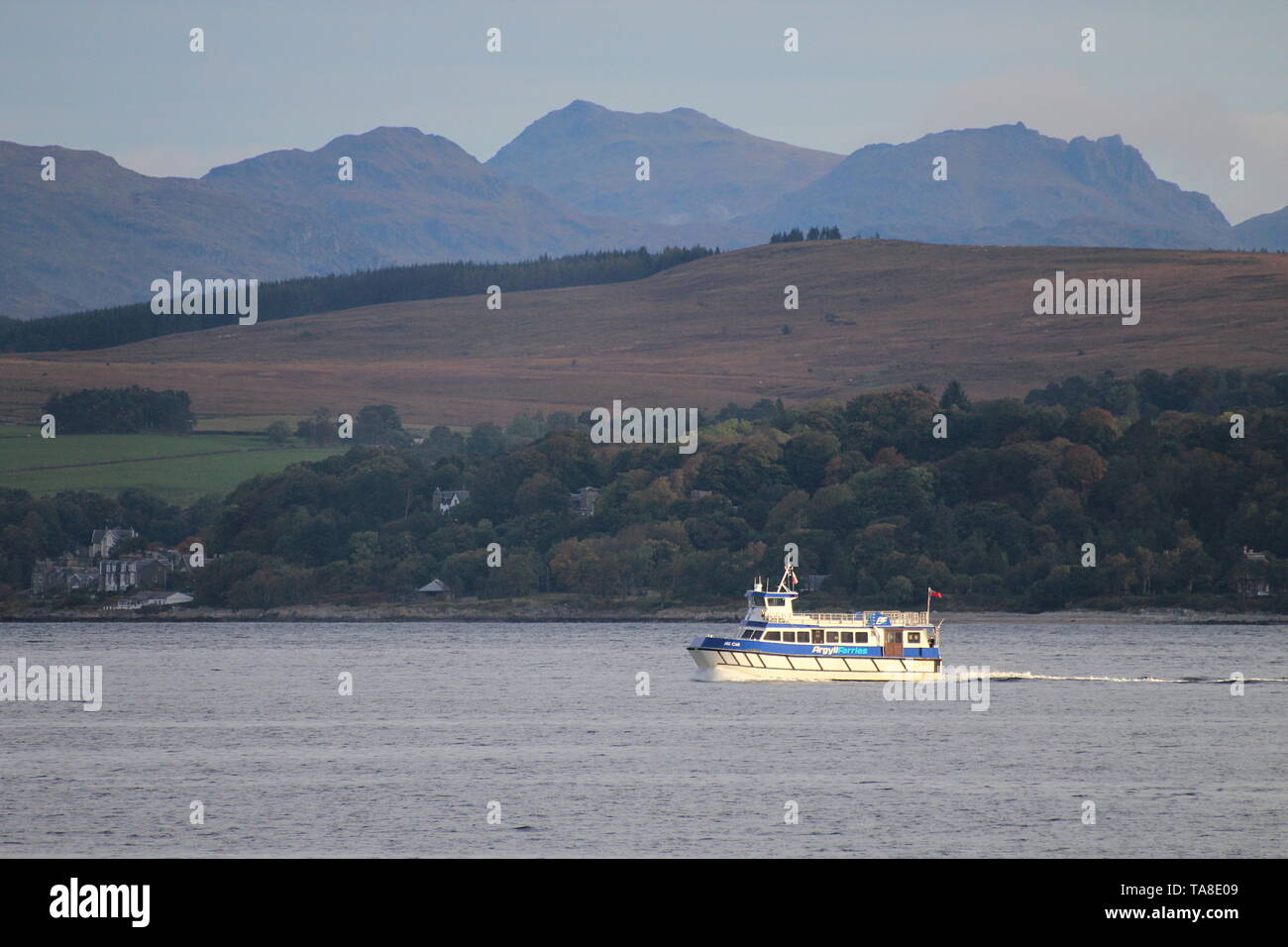 MV Ali Cat, a passenger ferry operated by Argyll Ferries on the Gourock ...