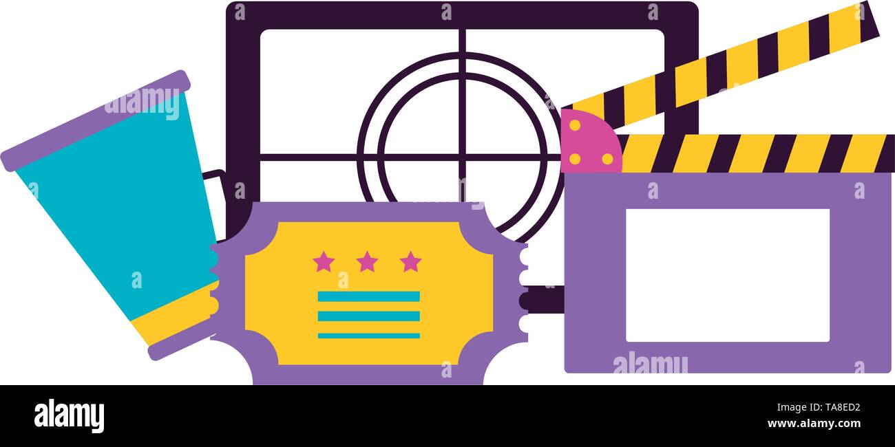 cinema movie design Stock Vector Image & Art - Alamy