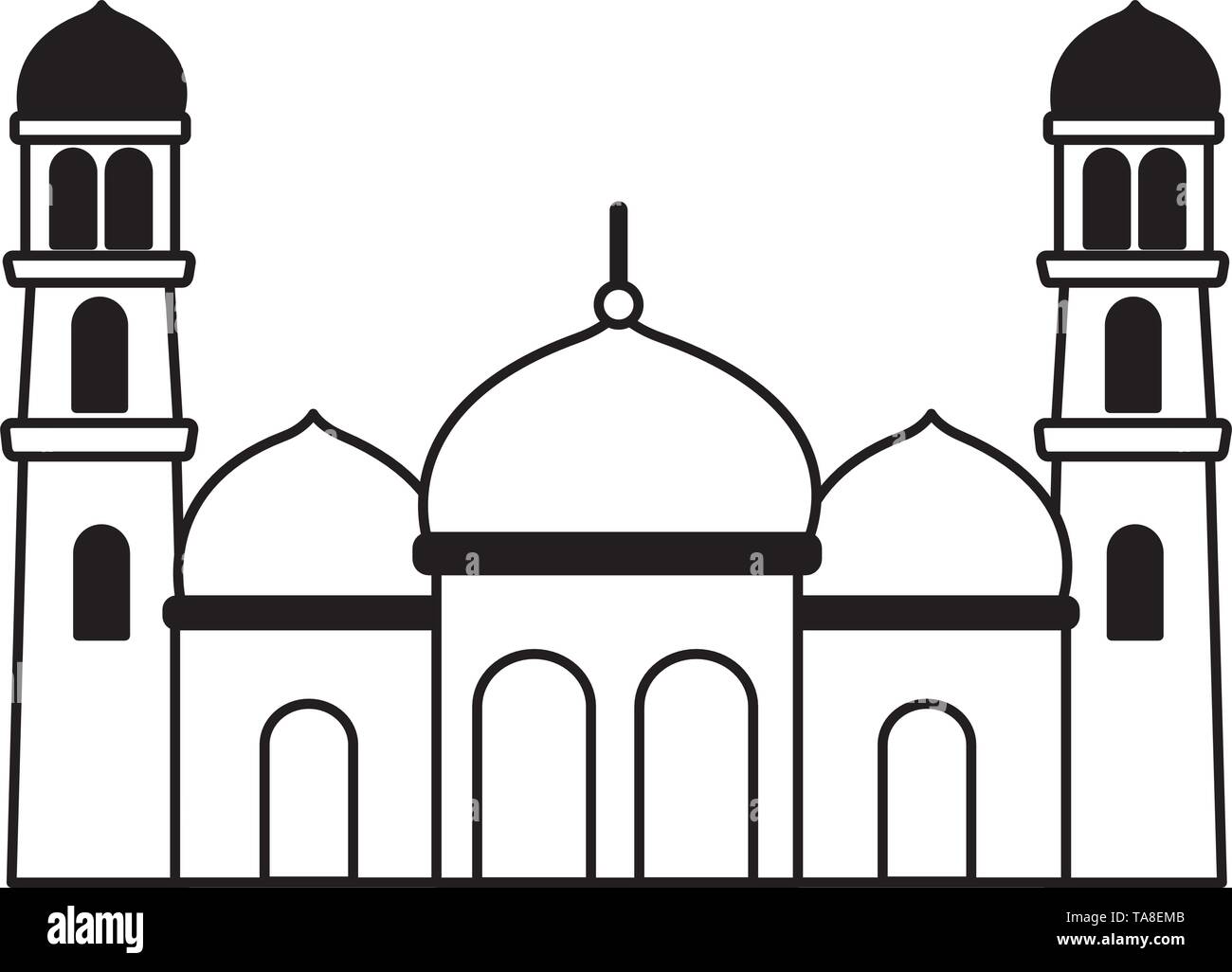 islamic temple religious Stock Vector Image & Art - Alamy