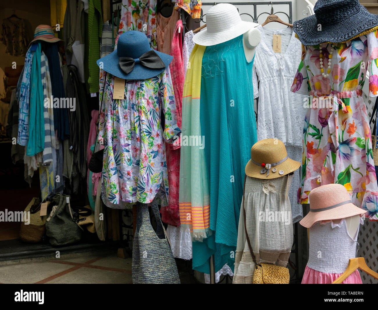 Clothes shop positano italy hi-res stock photography and images - Alamy