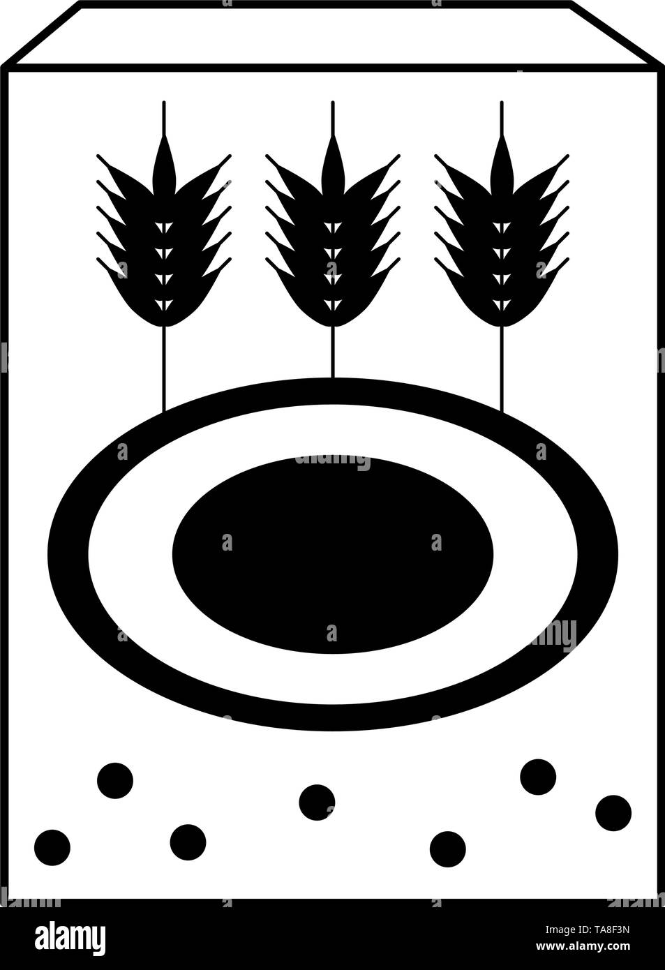 Cereal box Black and White Stock Photos & Images - Alamy