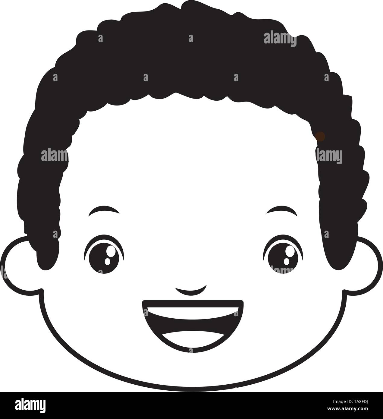 smiling boy face Stock Vector Image & Art - Alamy