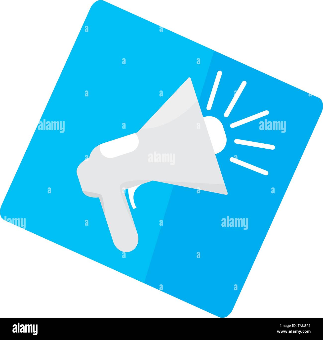 Your voice sticker Stock Vector Images - Alamy