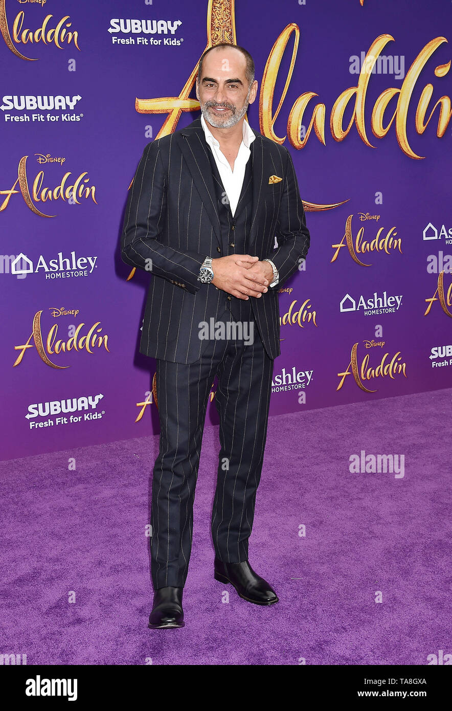 LOS ANGELES, CA - MAY 21: Navid Negahban attends the premiere of Disney ...