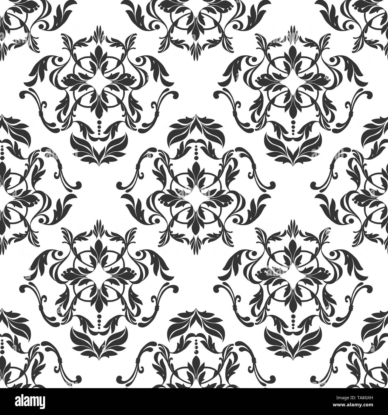 Floral black and white hi-res stock photography and images - Alamy