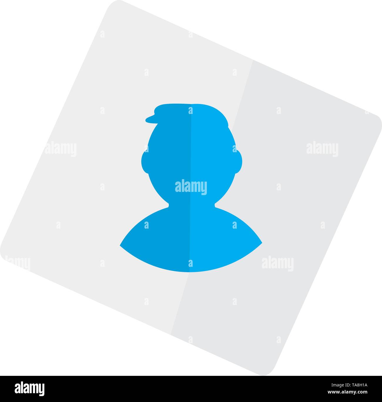Isolated male avatar on a sticker Stock Vector Image & Art - Alamy