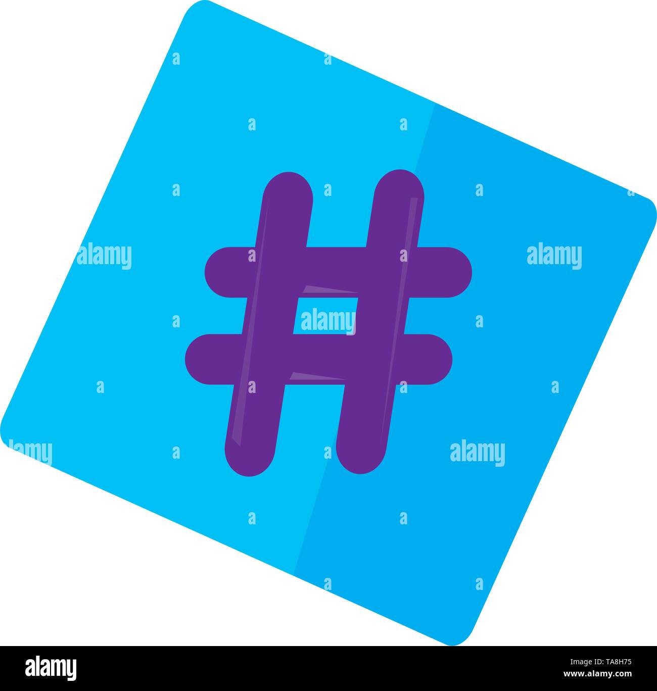 Hashtag symbol Cut Out Stock Images & Pictures - Alamy