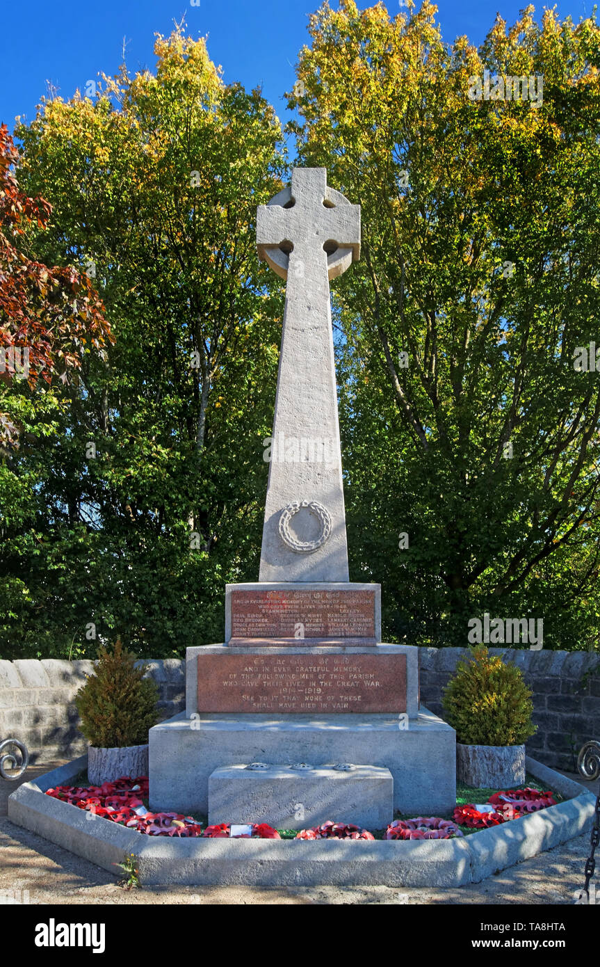 UK, South Yorkshire, Sheffield, Stannington, First World War Memorial ...