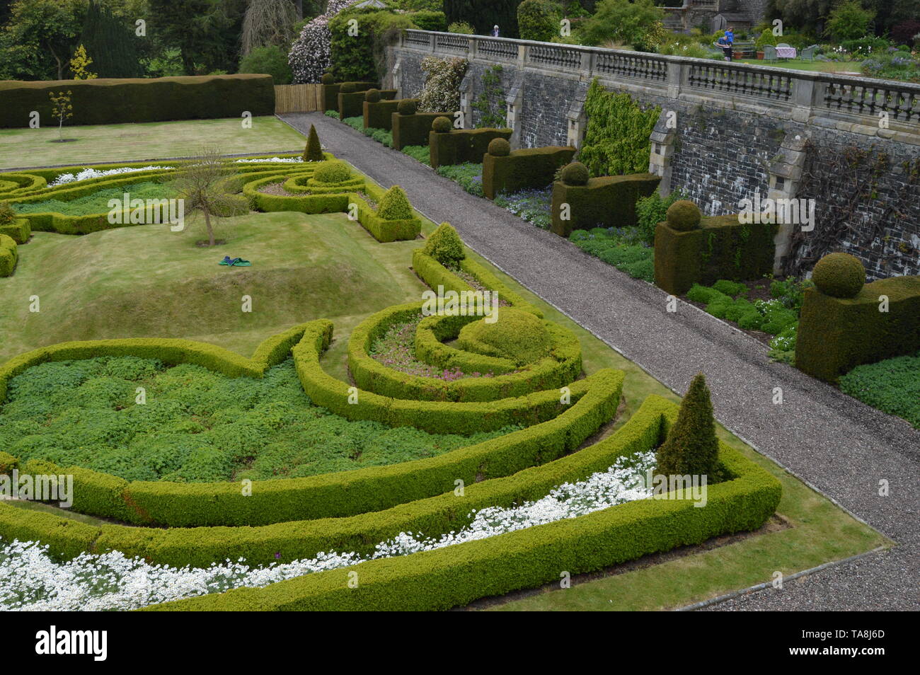 The beautiful formal gardens of Balcarres House, Colinsburgh, Fife ...